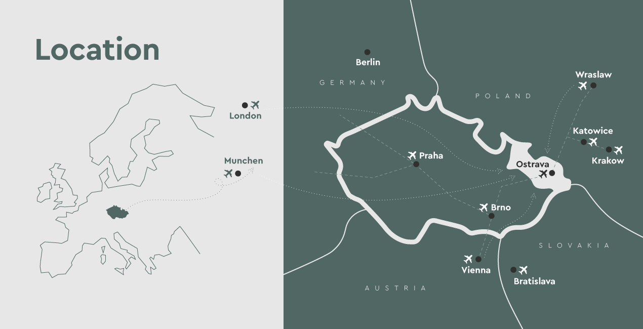 Jak se dostanete do destinace Severní Morava? - Severní Morava